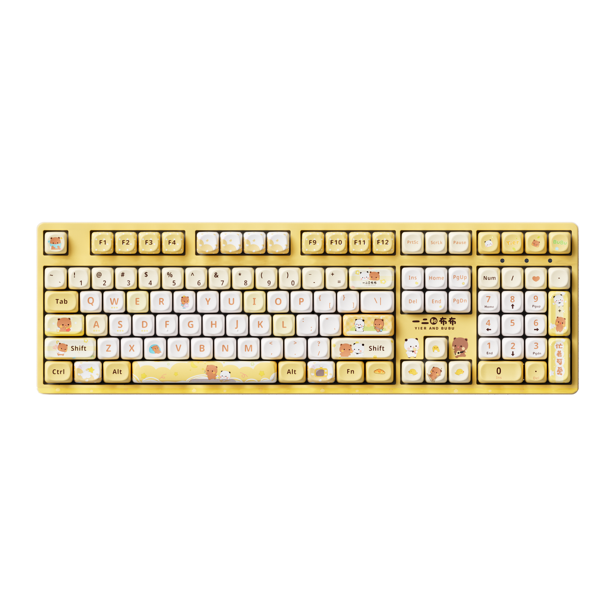 Akko Dudu and Bubu 3108v3 - Yellow Mechanical Keyboard - AKKO Germany